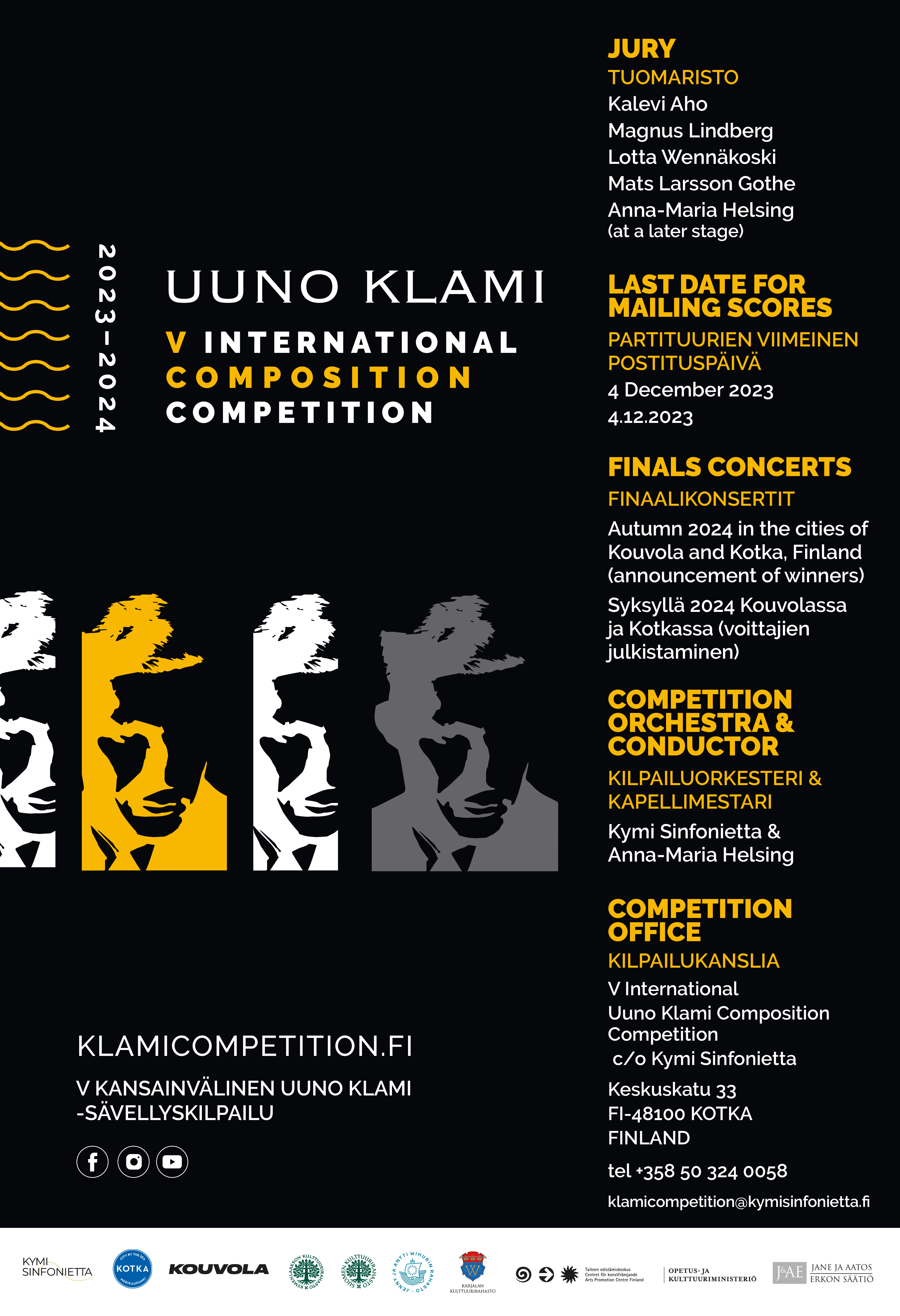 For composers: V International Uuno Klami Composition Competition | KMS ...